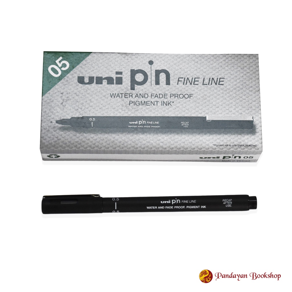 Uni Pin Fine Line Drawing Pen (Water And Fade Proof Pigment Ink ...