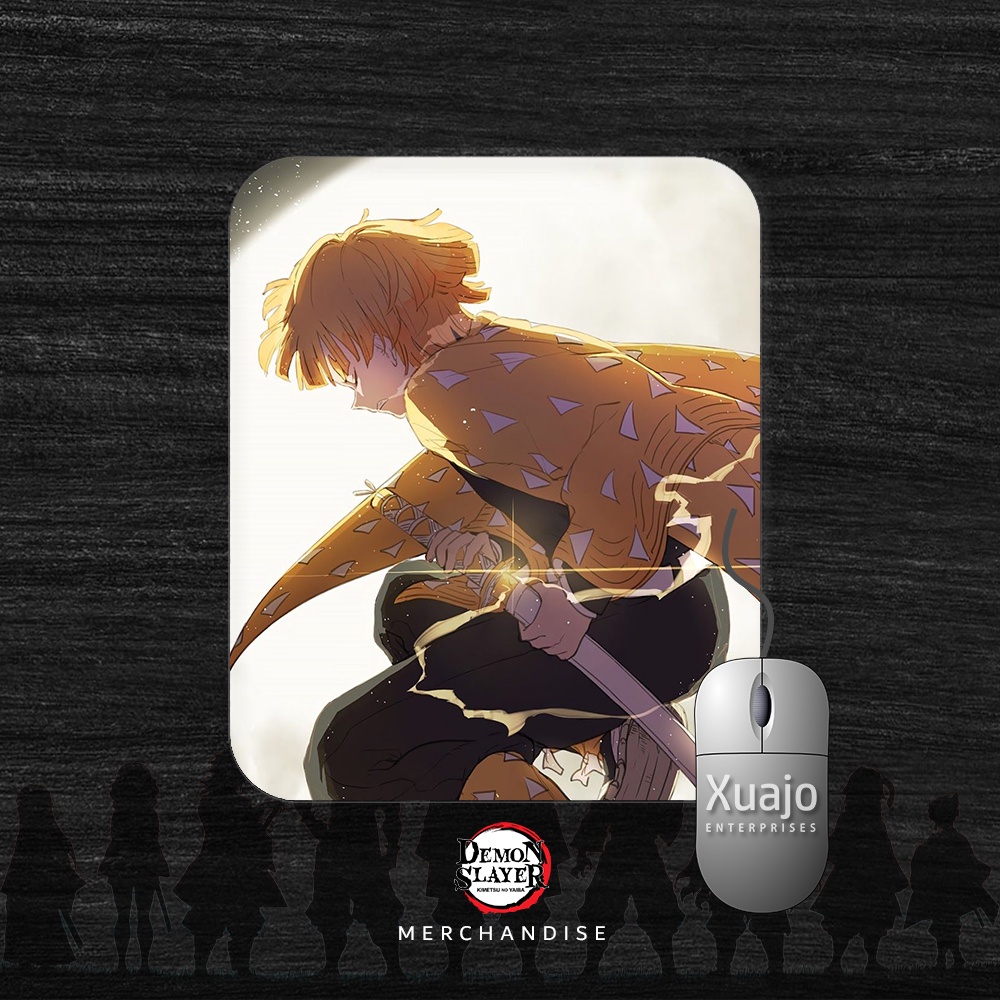 Demon Slayer Mouse Pad - Zenitsu Agatsuma - Kimetsu no Yaiba | Shopee ...