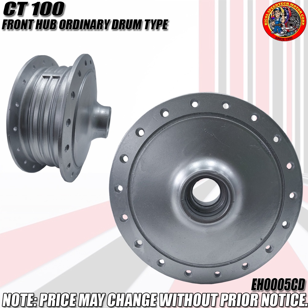 CT 100 FRONT HUB ORDINARY DRUM TYPE (EH0005CD) | Shopee Philippines
