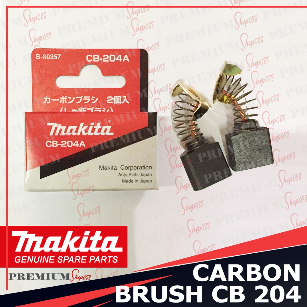 Makita ORIG CB204A Carbon Brush CB204 HM1306 GA9020 GS5000 M9000M MT240 MT902 GA7020 Cut Off ...