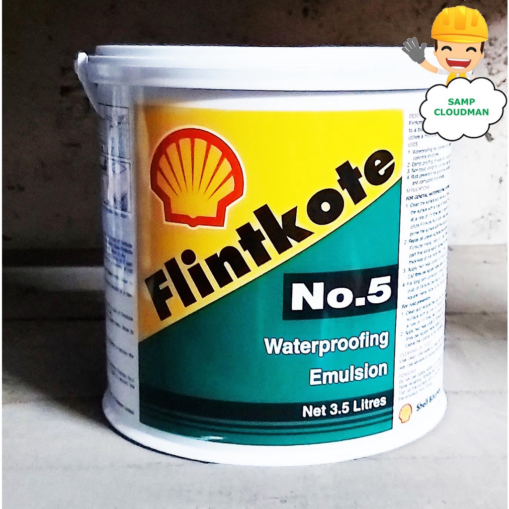 Shell Flintkote Type 5 or 3 Waterproofing Emulsion Gallon Size Bitumen ...