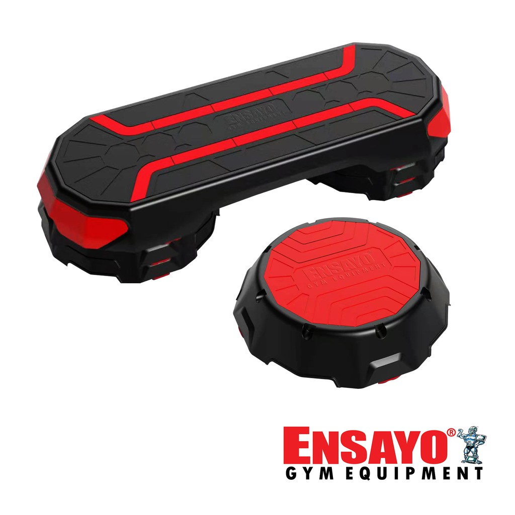 ENSAYO Large STEP BOARD 110cm Long Exercise Stepper Adjustable Height ...