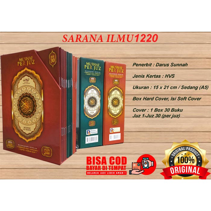 Darus SUNNAH | Perjuz A5 MUSHAF | Al Quran Mushaf Al Kamil Per Juz ...