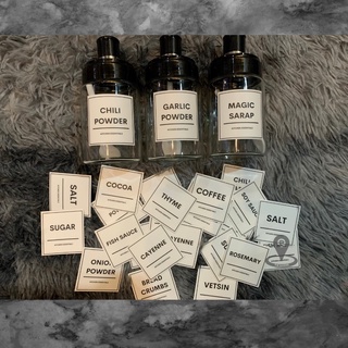 Minimalist Pantry/Bath Labels - High quality waterproof matte vinyl ...