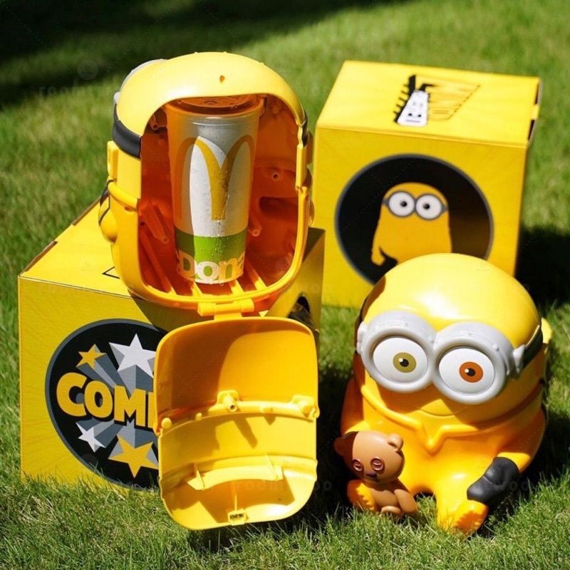 McDonald’s 2021 Series Minions Banana Bucket Storage Box 麦当劳Mcd系列小小兵储物盒 ...