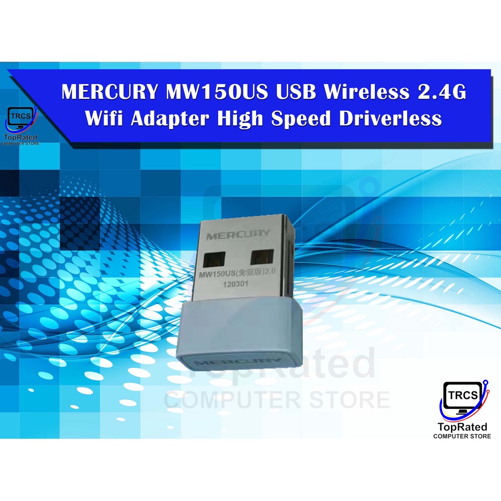 MERCURY MW150US USB Wireless 2.4G 150MBPS Wifi Adapter High Speed ...