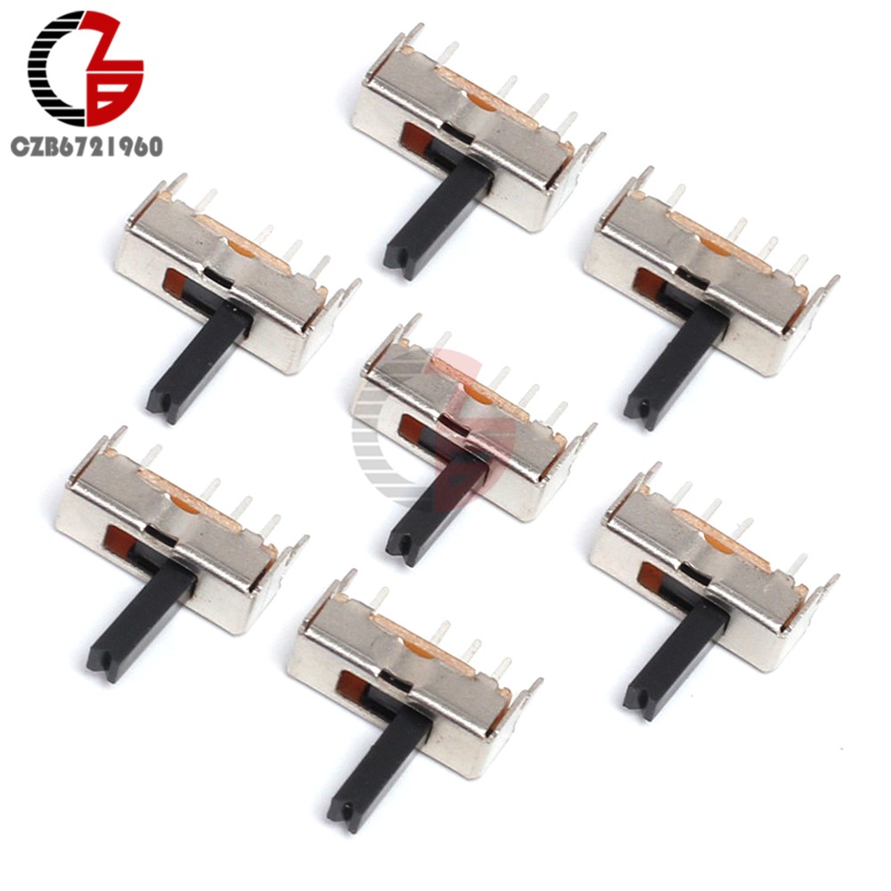 10PCS SS13D07 Slide Switch 1P3T 4Pin W/ Handle 6mm 3 position for DIY Electronic | Shopee ...