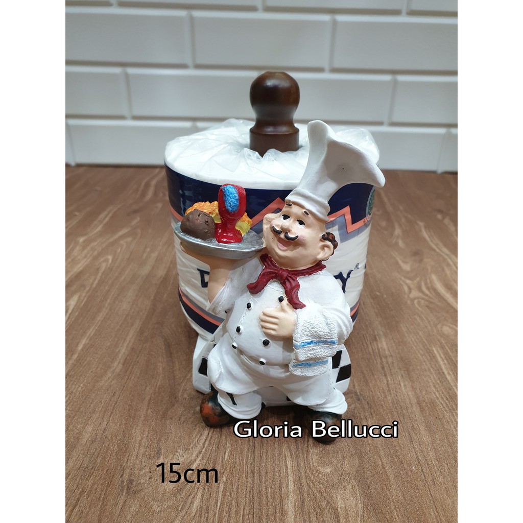 Chef display statue tissue holder chef tissue tissue roll kitchen ...