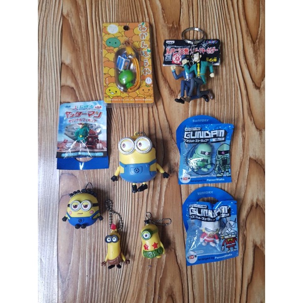 Assorted Anime And Character Figure Keychains Preloved Batch6 | Shopee ...