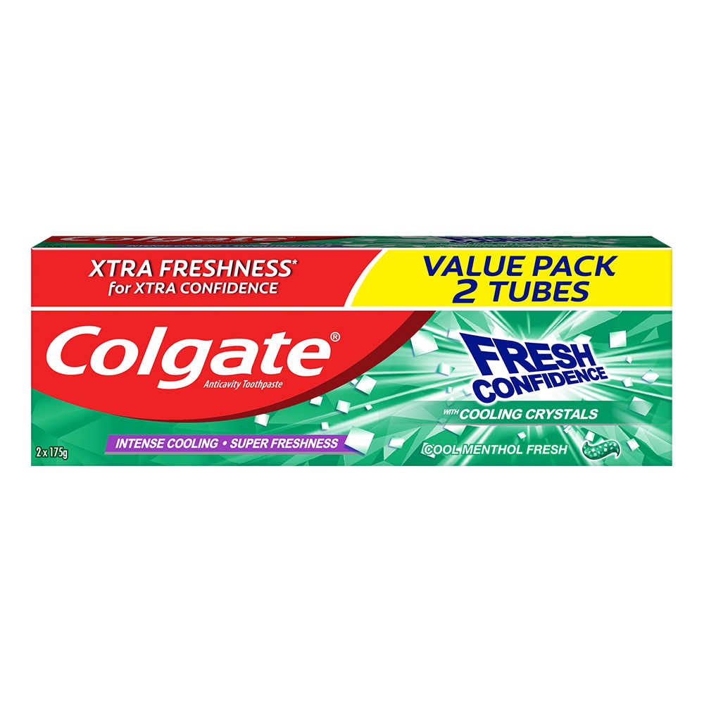 Colgate Fresh Confidence Anticavity Toothpaste with Cooling Crystals ...