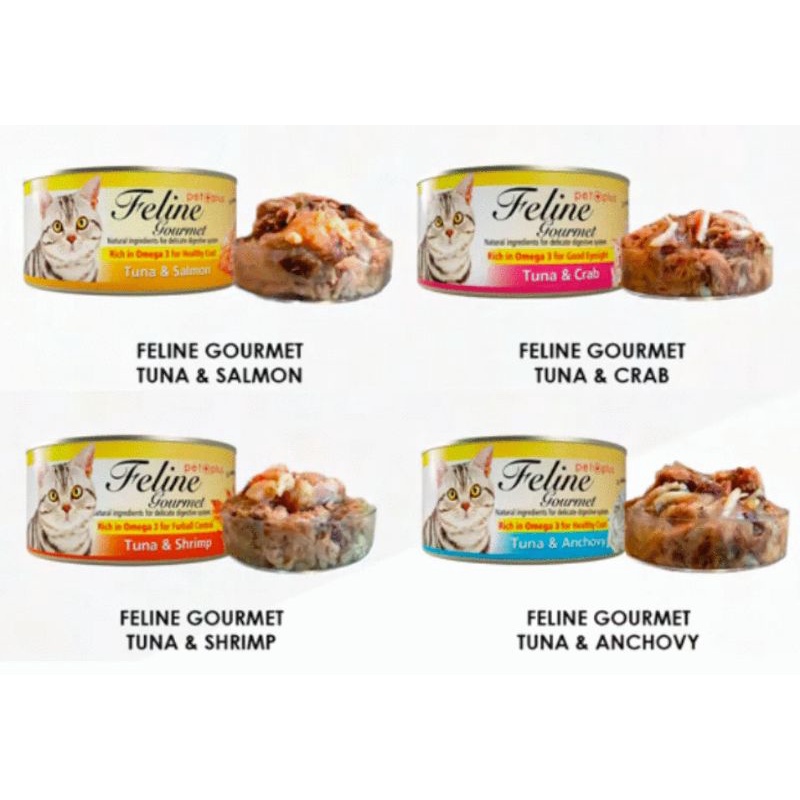 Feline Gourmet Cat Wet Food 80g | Shopee Philippines