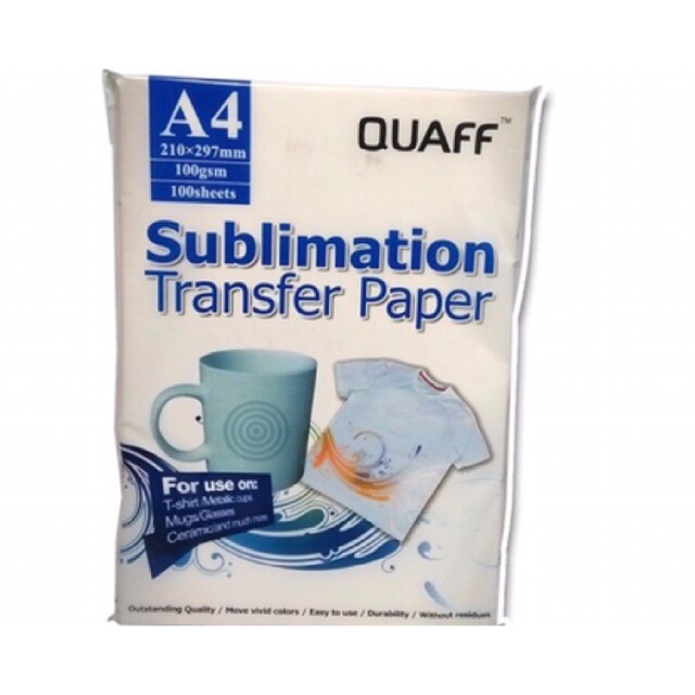 Quaff sublimation paper a4 and a3 size | Shopee Philippines