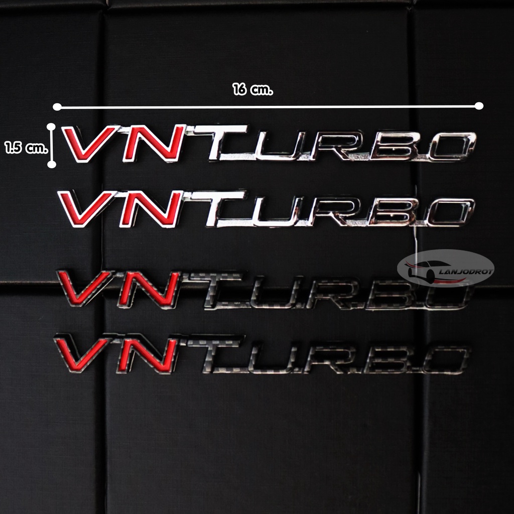 VN Turbo Logo Badges For TOYOTA FORTUNER/HILUX VIGO/CHAMP | Shopee ...