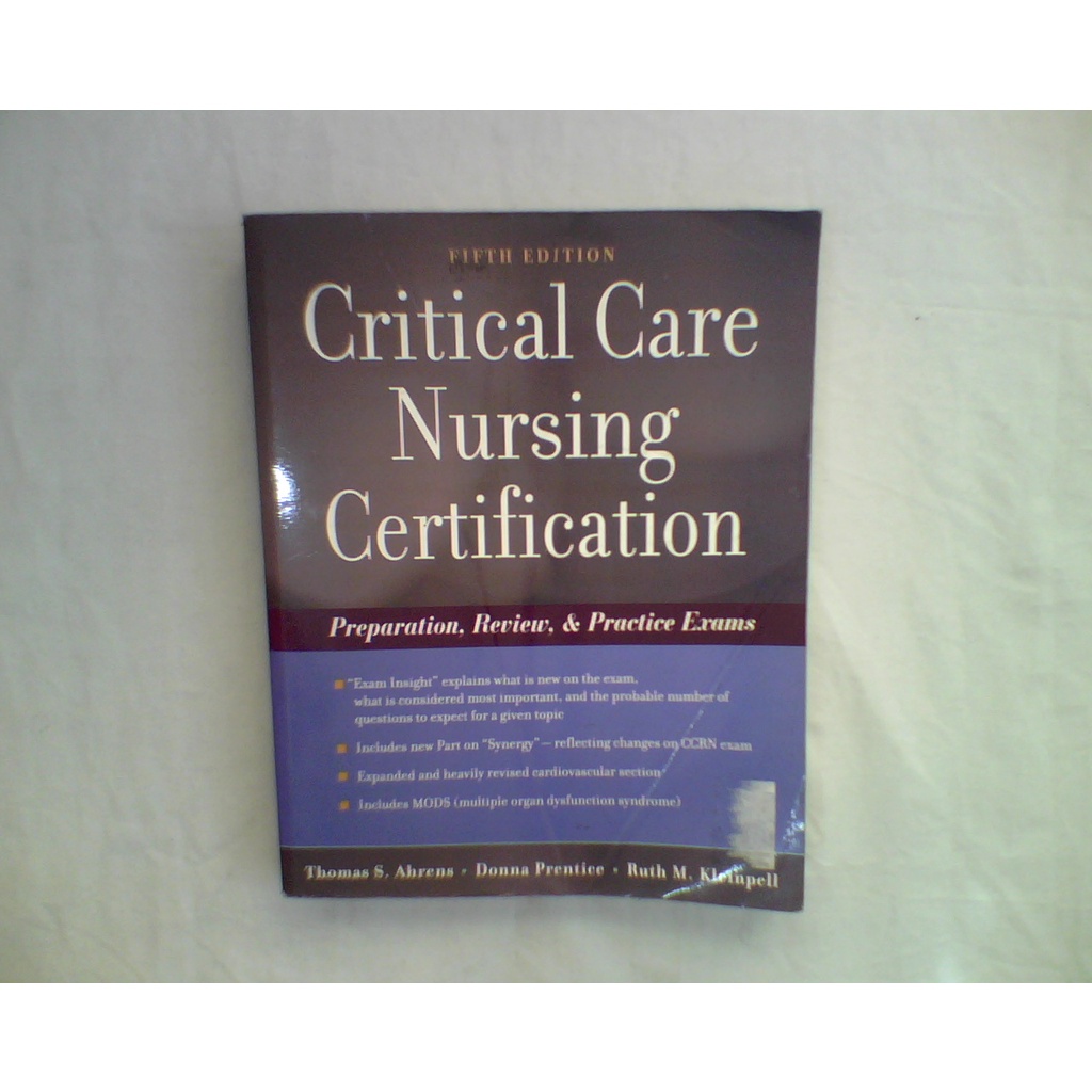 Critical Care Nursing Certification - Preparation, Review, & Practice ...