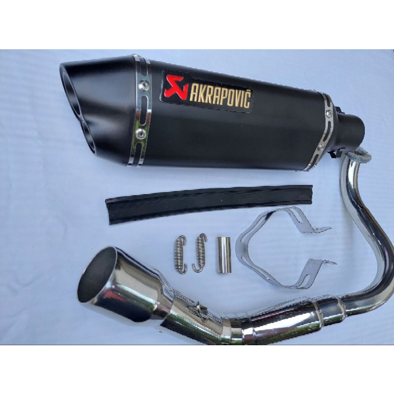 HONDA CLICK 125i/150i AKRAPOVIC DUAL HOLE FULL SYSTEM EXHAUST | Shopee Philippines
