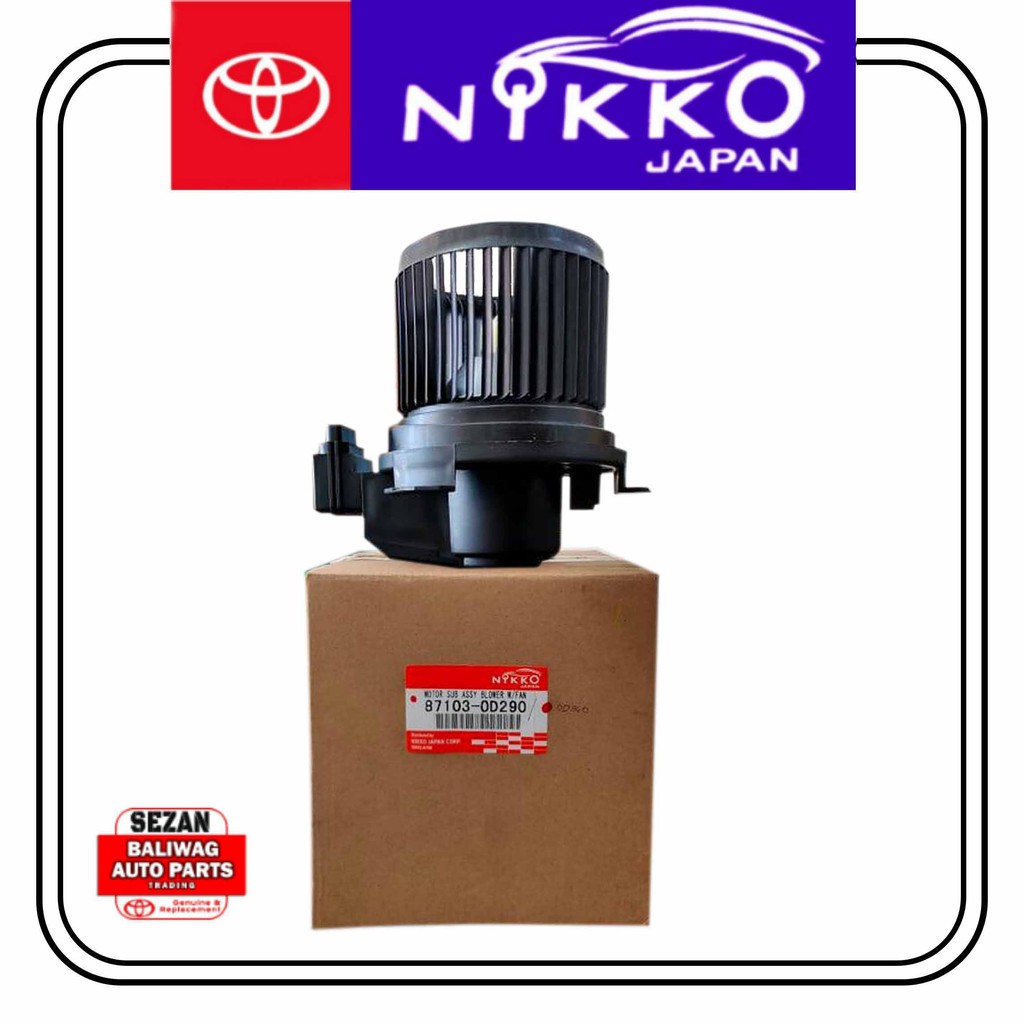 NIKKO JAPAN TOYOTA VIOS 2013-2017 AIRCON BLOWER ASSEMBLY 87103-0D290 ...
