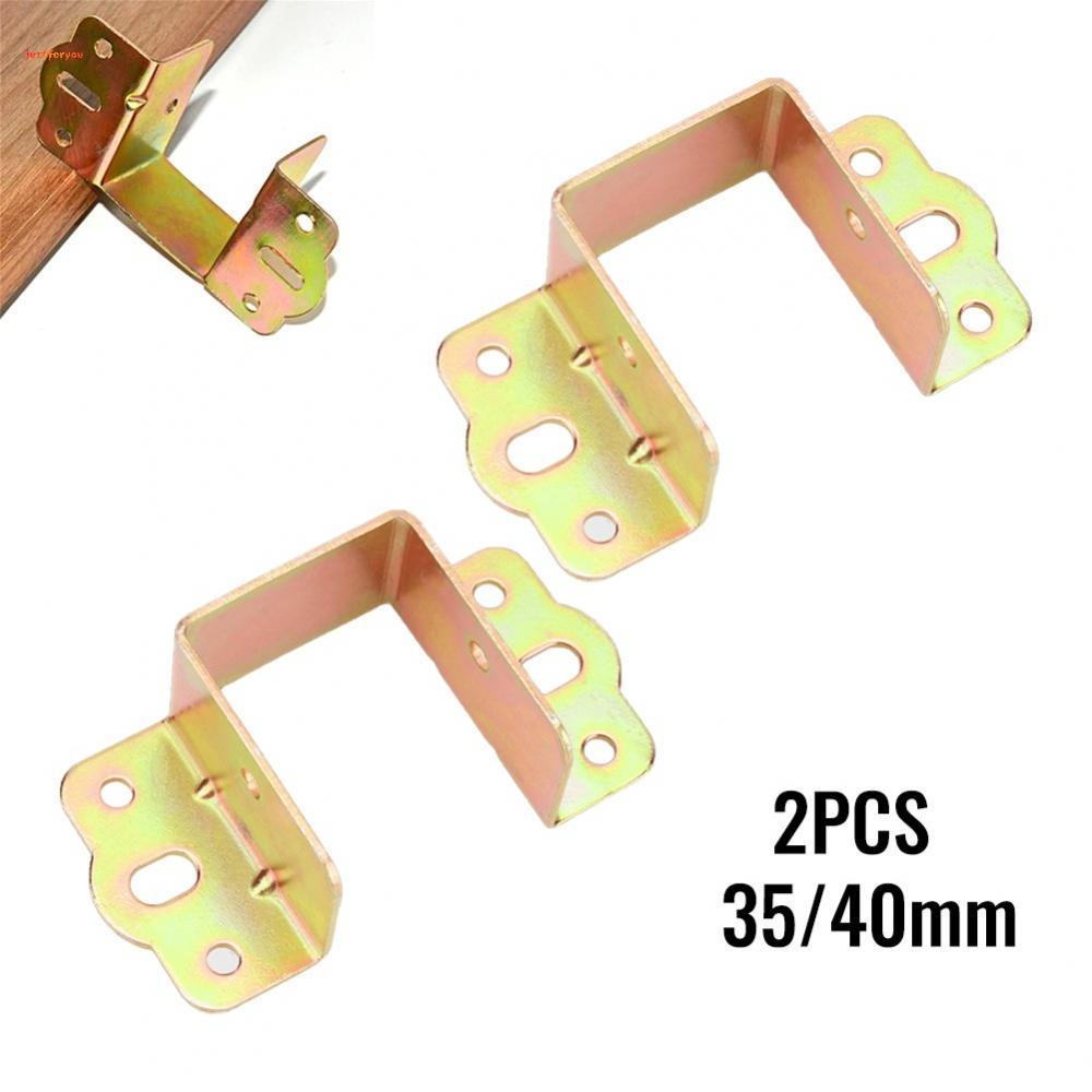 Bed Rail Brackets Bed Support Bracket Fixed Bed Furniture Iron Kit Pack ...