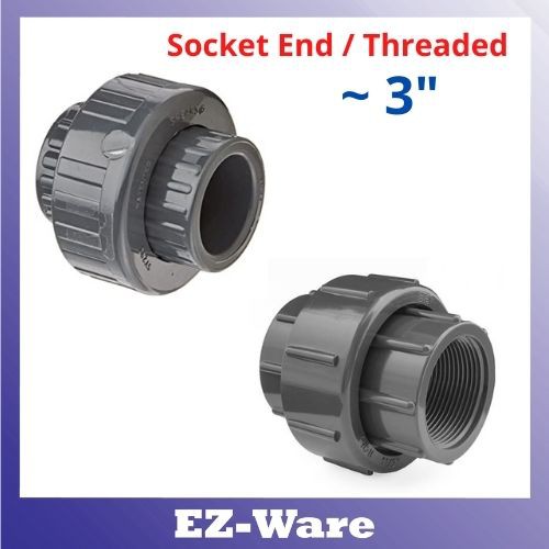 3" PVC Union Coupling (Socket End) (Threaded) | Shopee Philippines