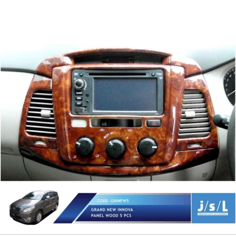 2012-2015 TOYOTA INNOVA Wood Panel dashboard part (5pcs) | Shopee ...