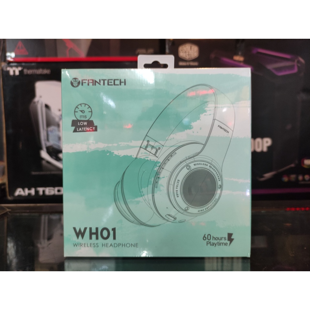 Fantech WH01 Wireless Bluetooth 5.0 Gaming Headset - Mint Edition ...