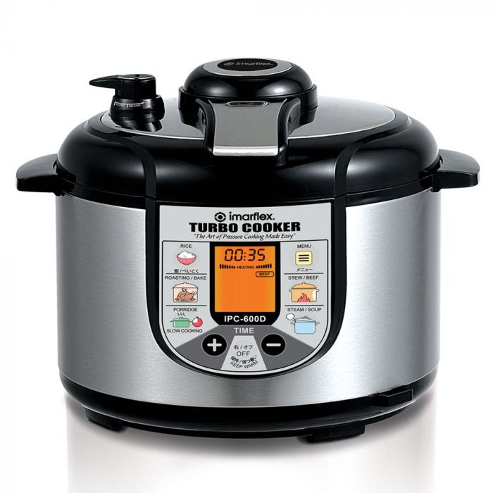 Imarflex Turbo Cooker 6L IPC-600D Electric Pressure Cooker (Houseware ...