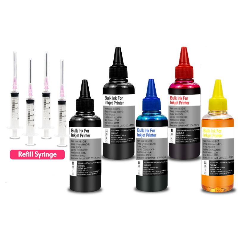 100ml universal printer ink refill ink. Suitable for Canon HP and ...