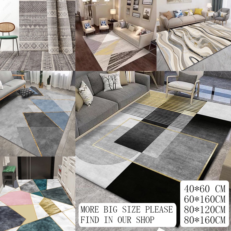 Carpets All Size 3D Geometric Bed Lounge Decoration Printed Carpet Home ...