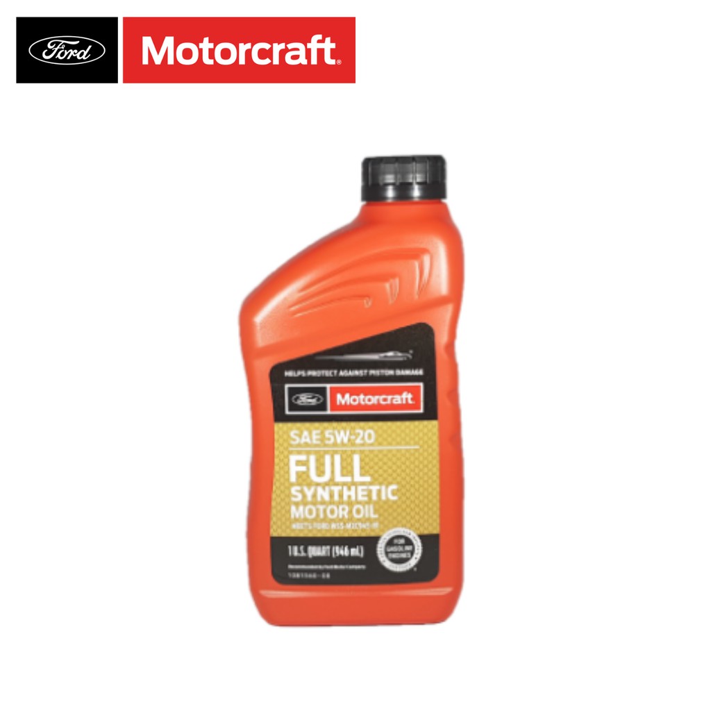 Motorcraft Fully Synthetic SAE 5W-20 Engine Oil Genuine Ford API ...