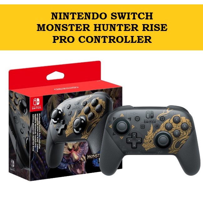 Nintendo Switch Monster Hunter Rise Pro Controller | Shopee Philippines