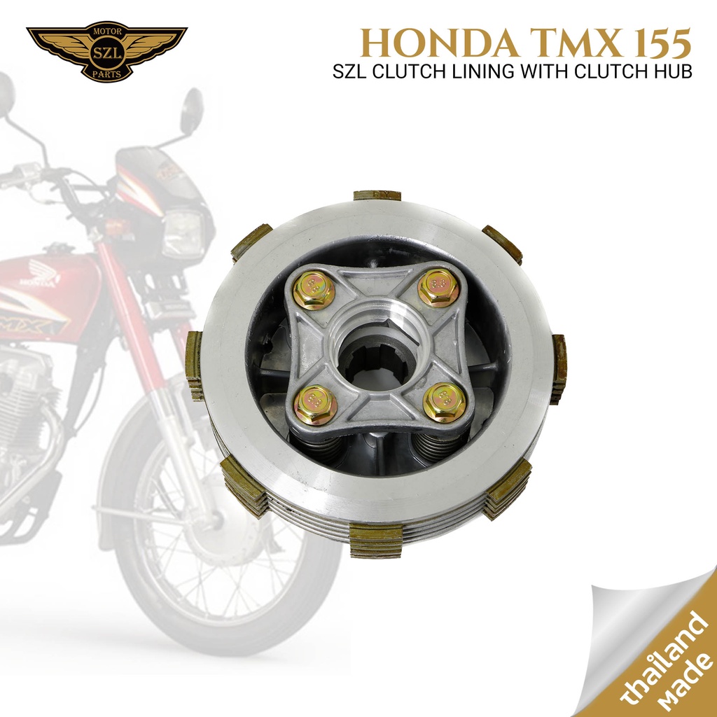 SZL MOTORCYCLE CLUTCH LINING WITH CLUTCH HUB SET FOR HONDA TMX 155 MADE ...