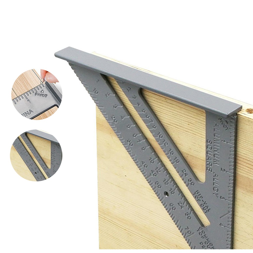 7 Inch Aluminium Alloy Right Angle Triangle Ruler | Shopee Philippines