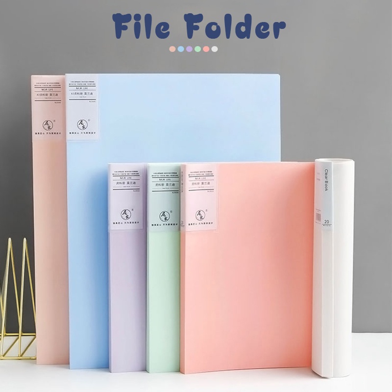 A4 Paper File Folder Organizer for Documents Long 30 Pockets School ...
