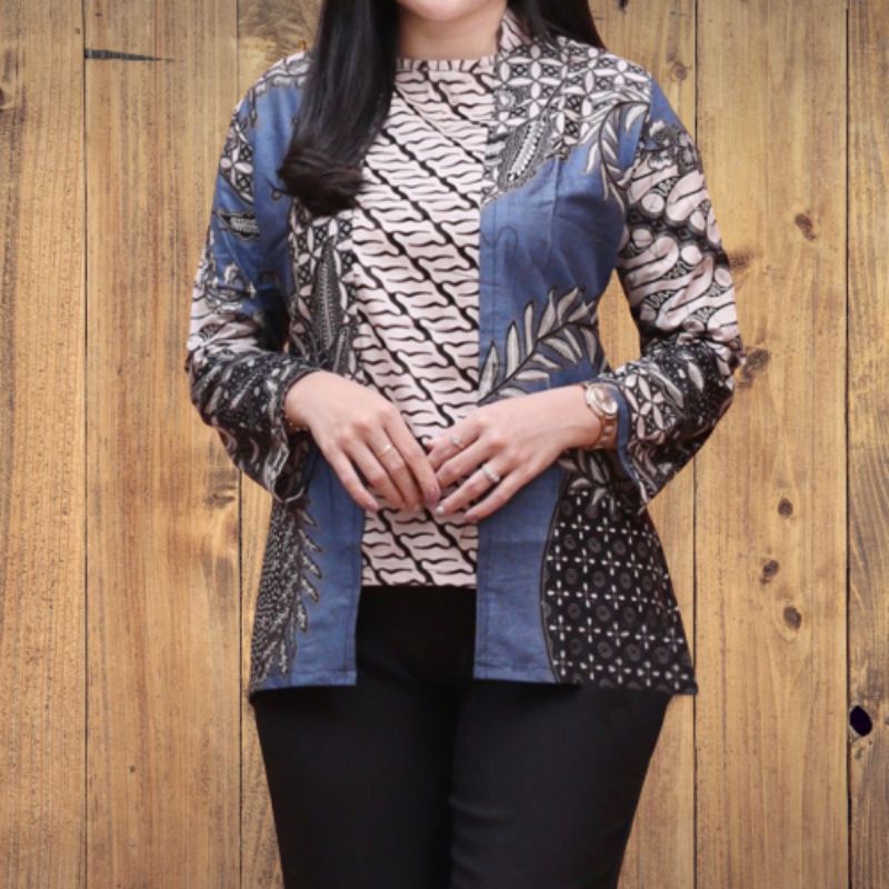 Original soft kutubaru batik blouse arta super batik women's clothing ...