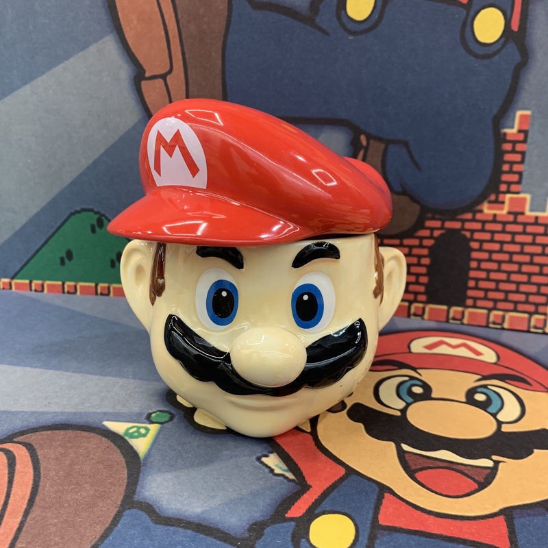 SuperMario game theme mug classic three-dimensional mug mushroom Mario ...