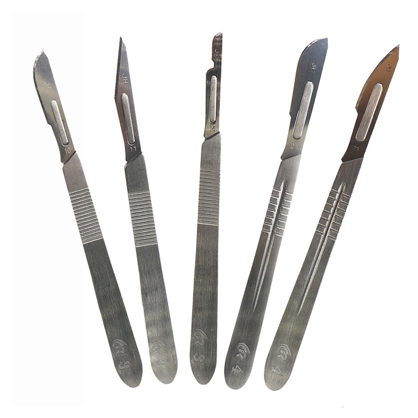 ABMRO 10 Pieces #10#11#15#23 Scalpel Blades For Sculpting Skin ...