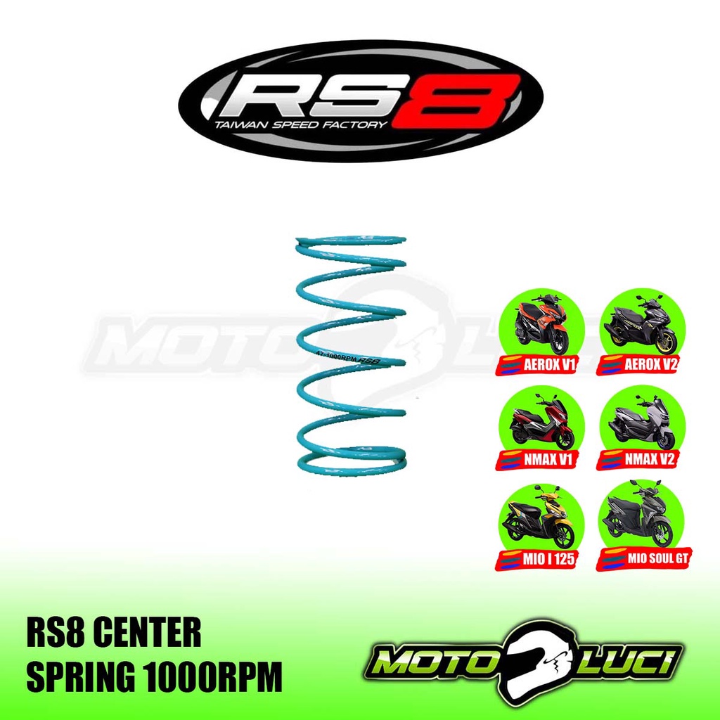 RS8 Center spring 1000 and 1200 rpm for Aerox/Nmax/M3 | Shopee Philippines
