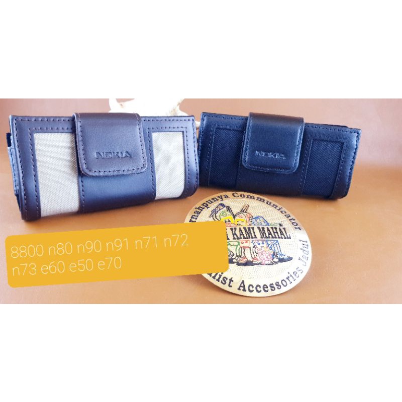 Original carry leather pouch wallet case nokia 870 n91 n92 n71 e50 e60 ...
