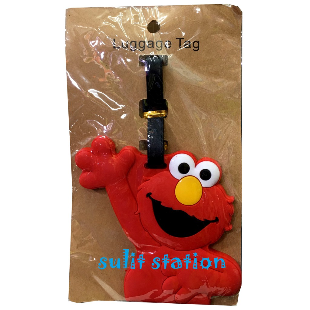 SESAME STREET ELMO TRAVEL BAGGAGE SCHOOL LUGGAGE ID BAG NAME TAG ...