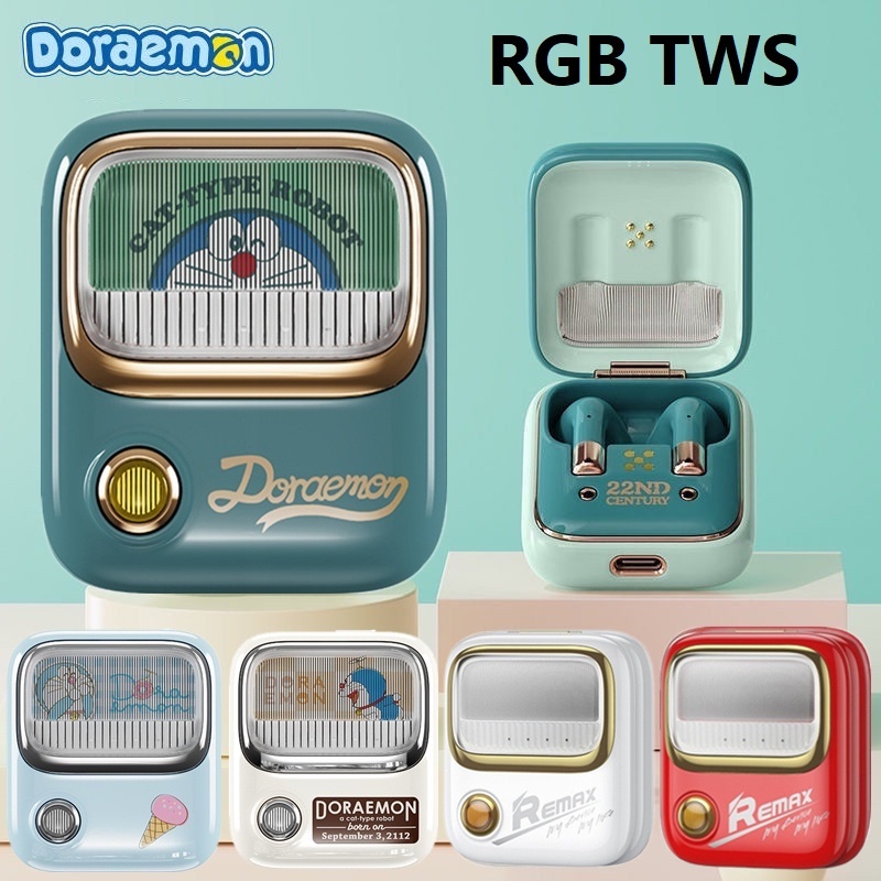 RGB TWS Wireless Bluetooth Noise Cancelling Gaming Earbuds Headphones ...