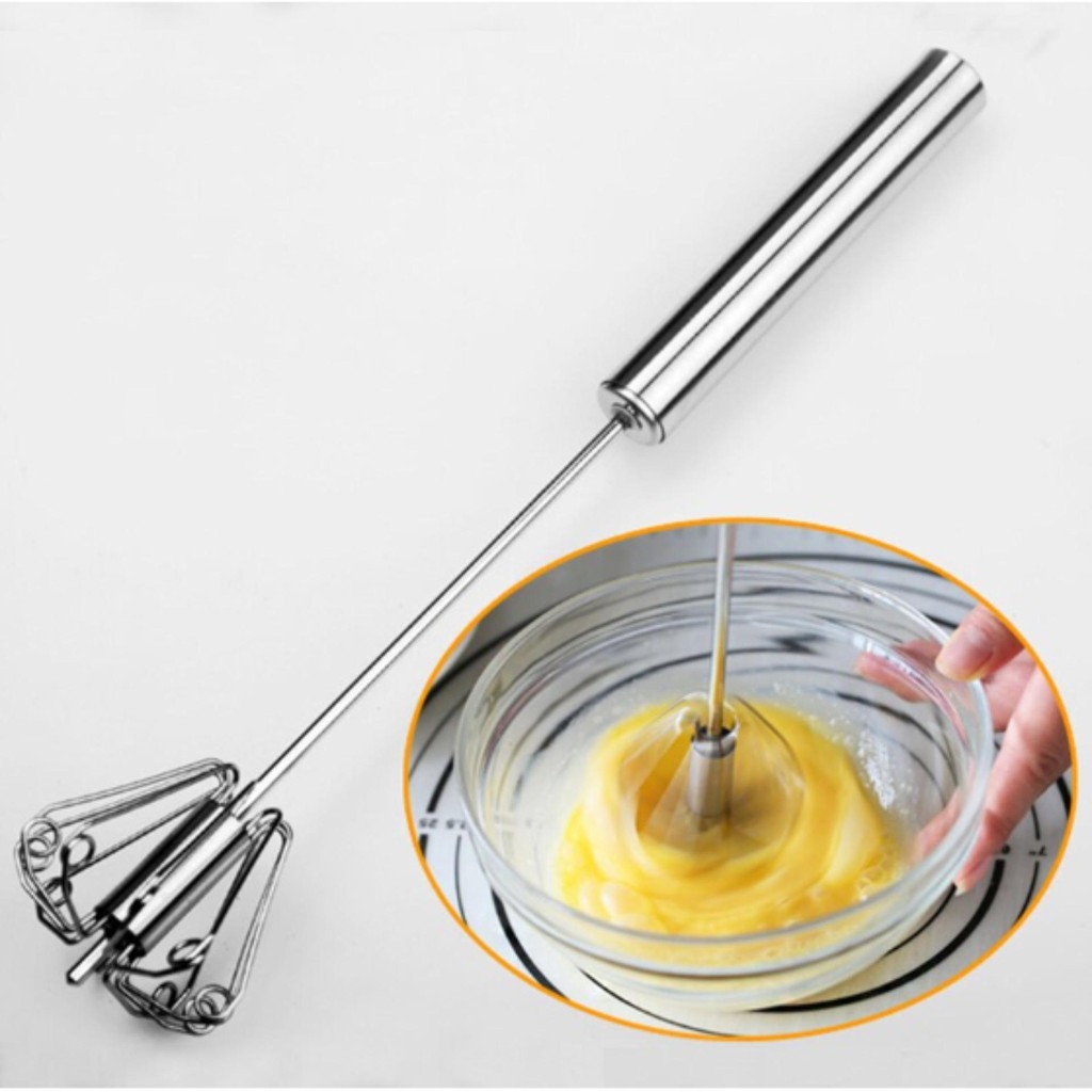 Stainless steel manual egg beater rotating egg beater manual blender ...
