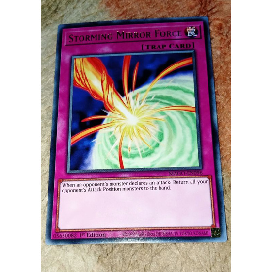 Storming Mirror Force (MAGO-Rare) First Edition Yu-Gi-Oh! | Shopee Philippines