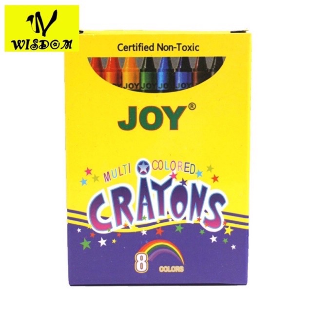 JOY 8COLORS CRAYONS SCHOOL SUPPLIES | Shopee Philippines