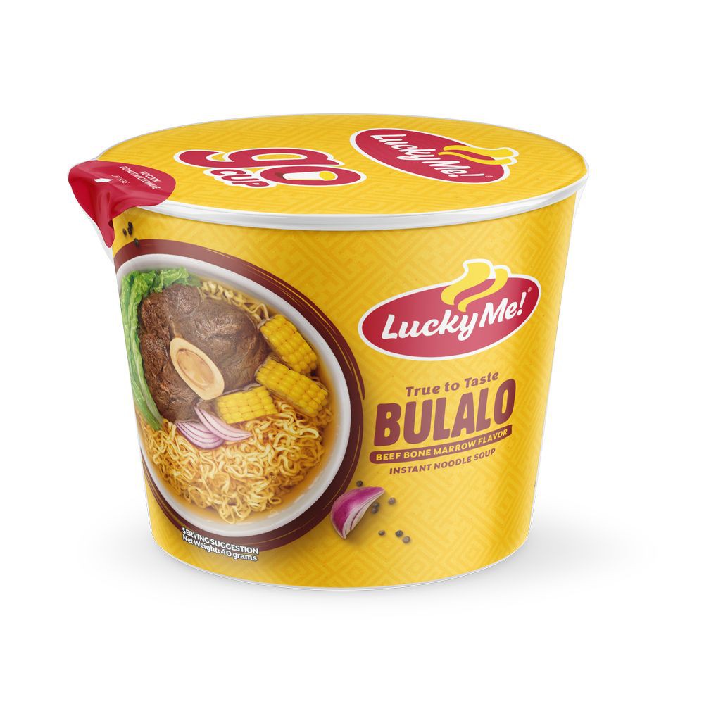 Lucky Me! Go Cup Mini Instant Noodle Soup Bulalo 40g | Shopee Philippines