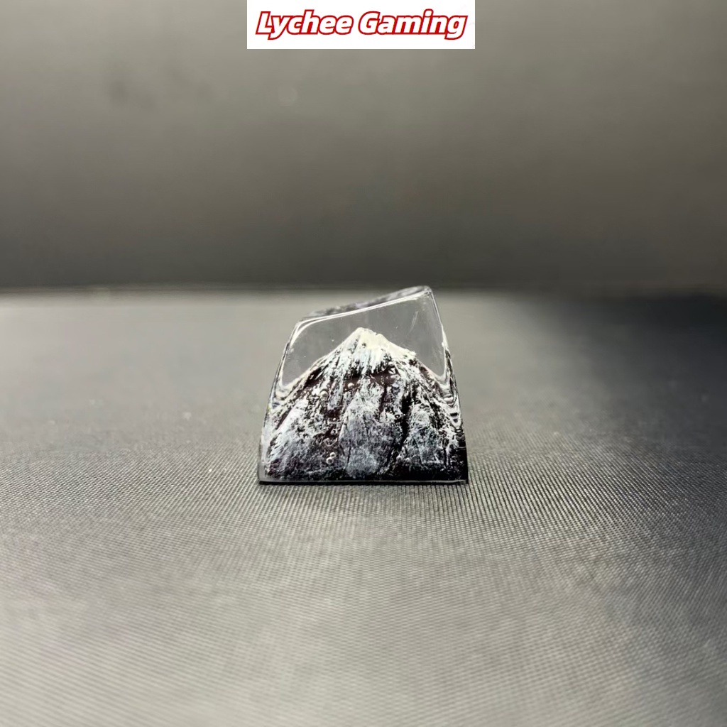 Free shipping 2022 new Lychee keycaps Snow mountain mechanical keyboard ...