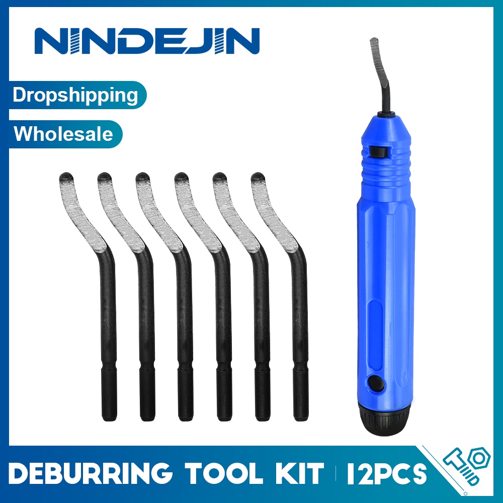 NINDEJIN Deburring Tool Trimming Knife Scraper Plastic Handle NB1100 ...