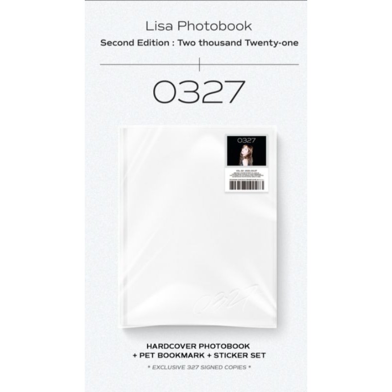 [ONHAND] OFFICIAL LISA PHOTOBOOK Vol. 2 BLACKPINK/BLINK SECOND EDITION ...