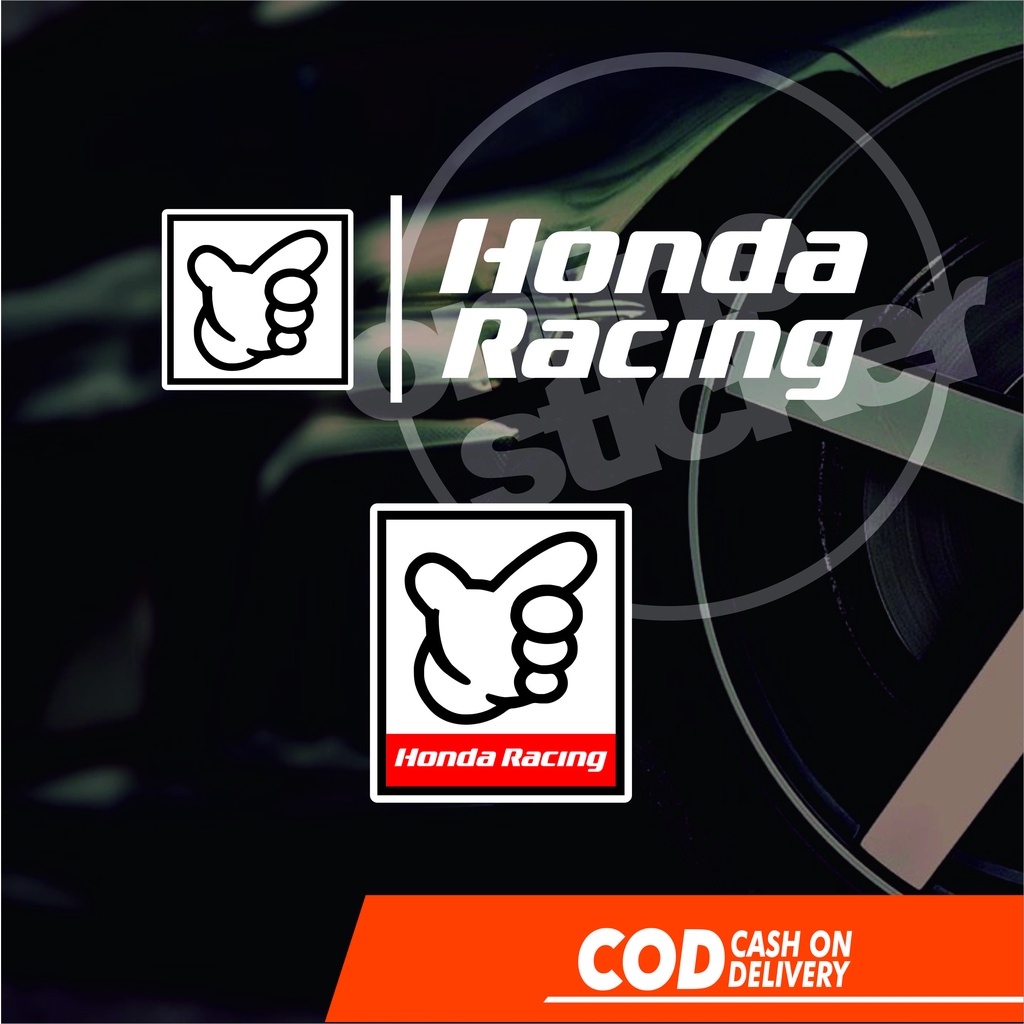 Honda Racing Sticker | 25cm cutting sticker | Shopee Philippines