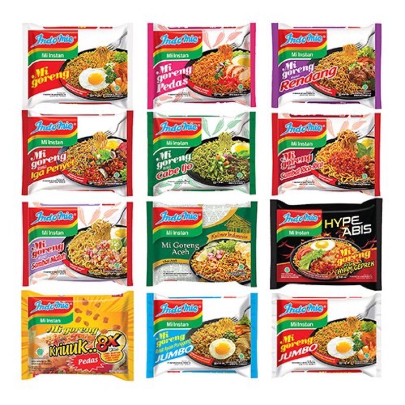 Indomie Fried instant noodles | Indomie Soto | Indomie CHICKEN BROTH ...