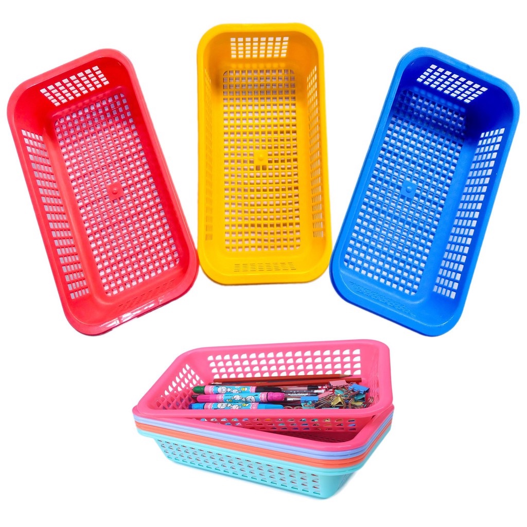 COD Multipurpose Plastic Basket Tray Rectangular Storage Trays ...