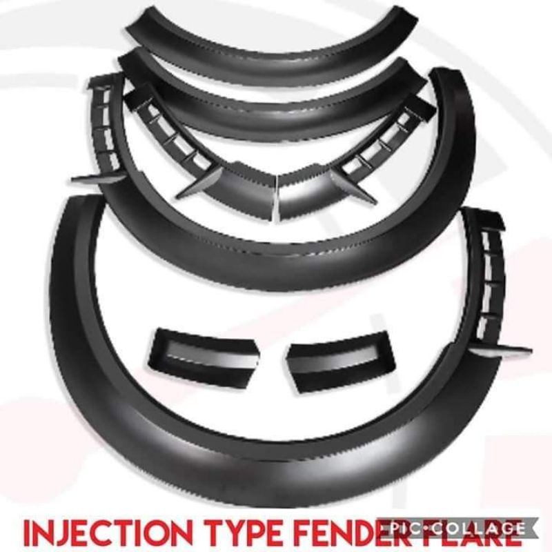 Bushwacker for nissan urvan NV350. 1 set. matt black color.abs plastic ...